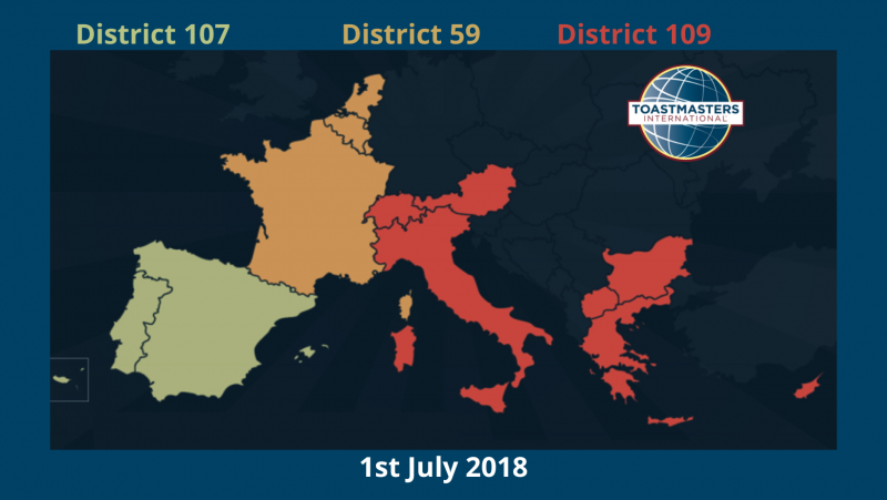 History of Toastmasters District 109 – District 109